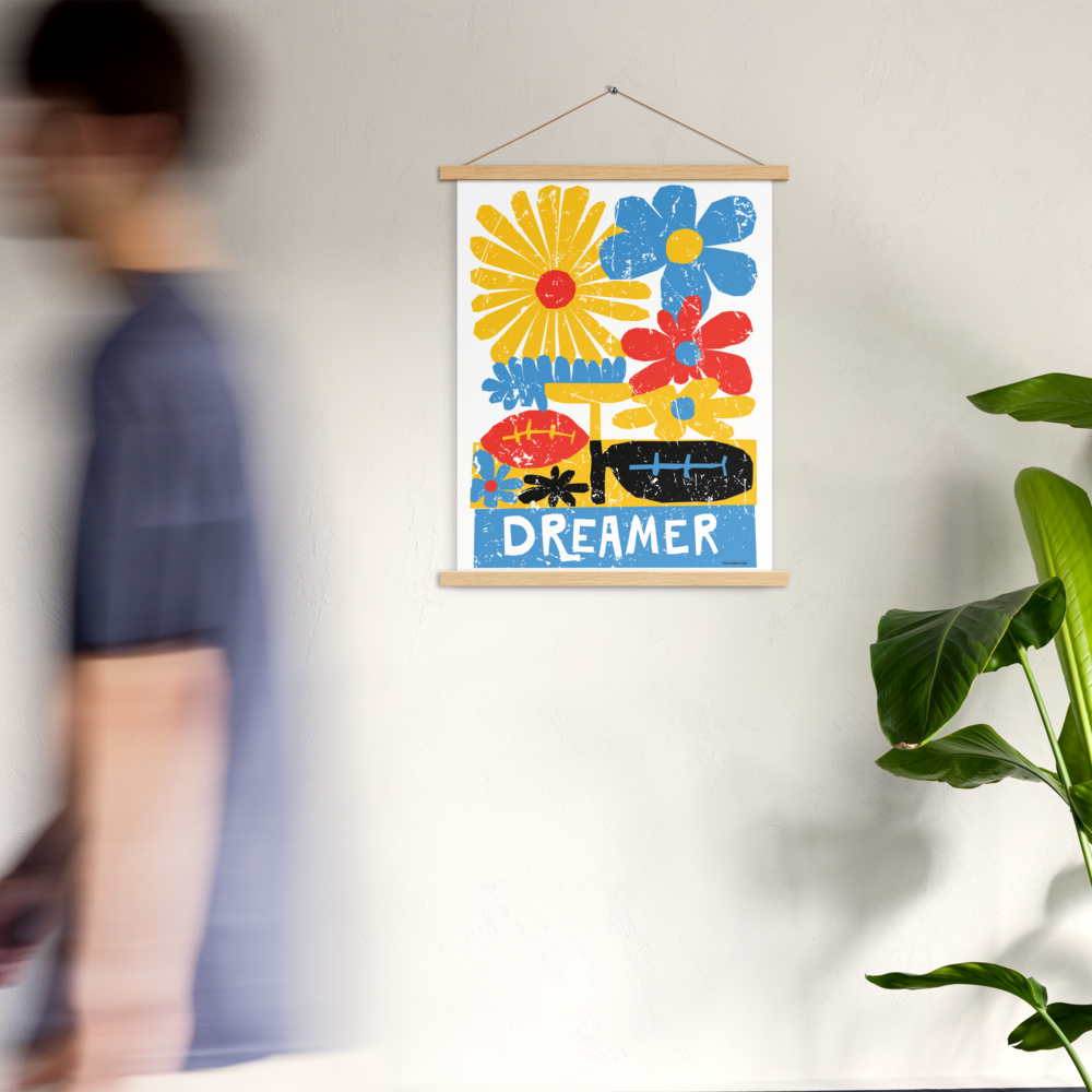 Dreamer Large Wall Hanging Poster by United Day Dreamers ...